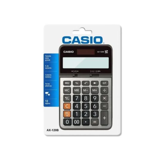 Sumadora 12 Dígitos Casio AX-120B - La Victoria - Ecuador