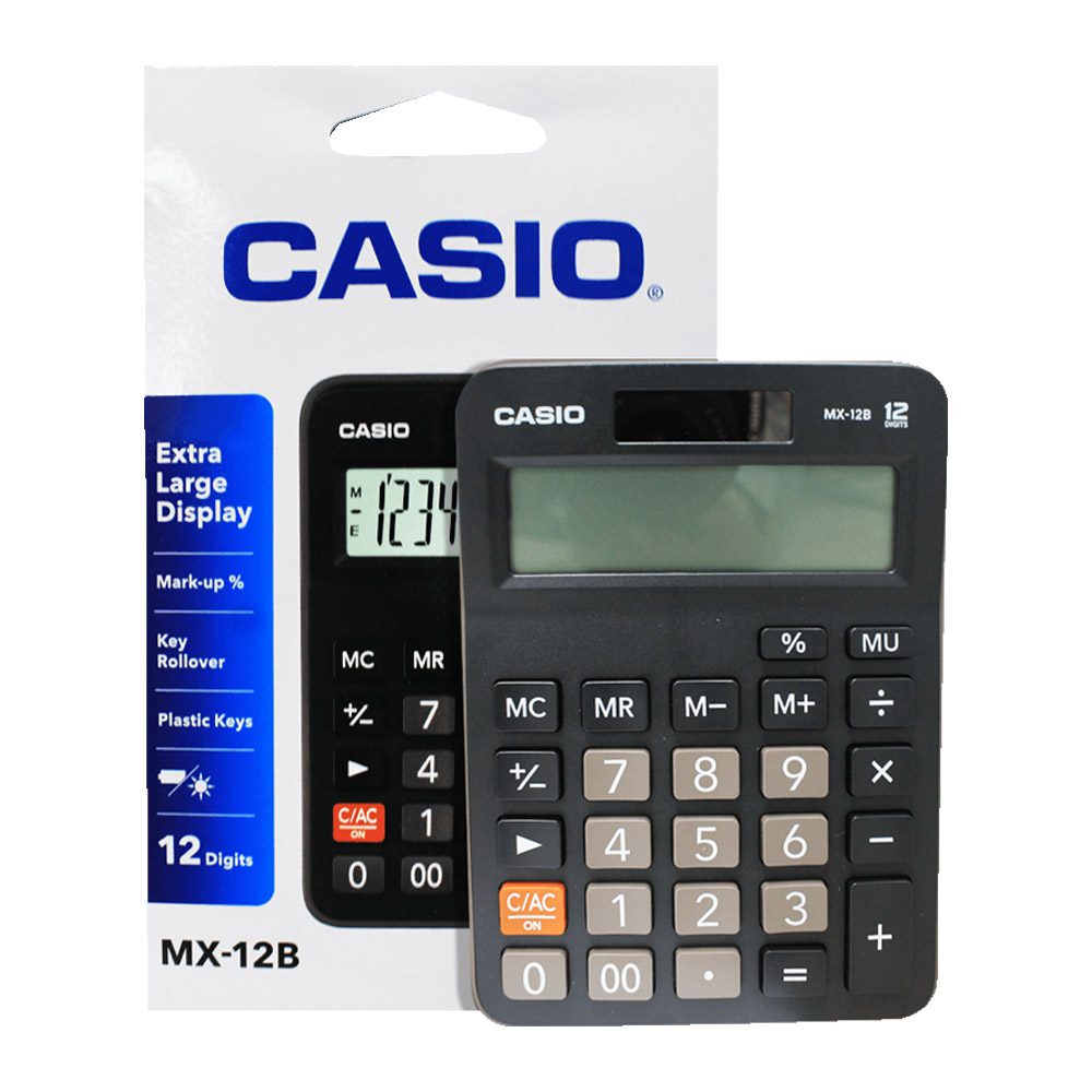 Calculadora de mesa 12 dígitos MX-12B Casio - La Victoria - Ecuador