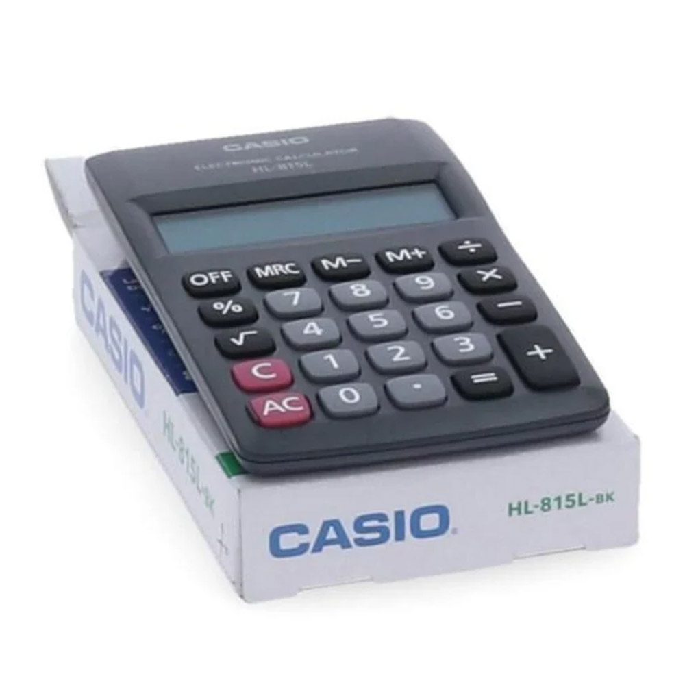 Calculadora de Bolsillo 8 dígitos HL-815L-BK Casio - La Victoria - Ecuador