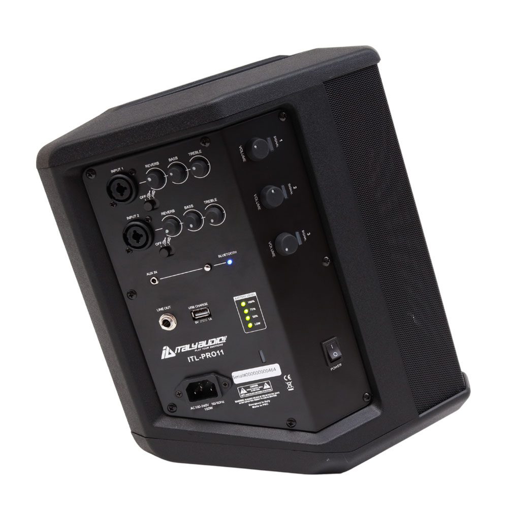 Parlante Amplificado Recargable ITL-PRO11 de 6.5p 150W Italy Audio - La ...