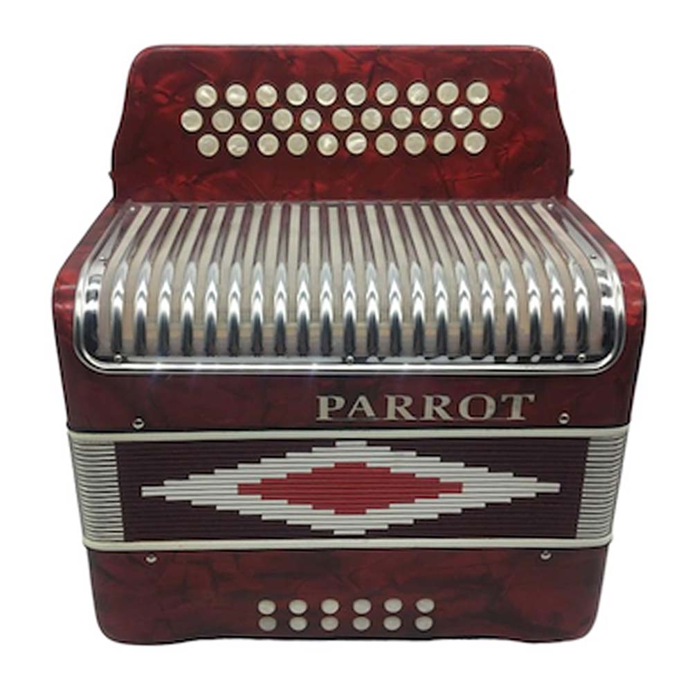 Acordeón Vallenato de 12 bajos + Estuche YW667 31K12BS Parrot - La ...