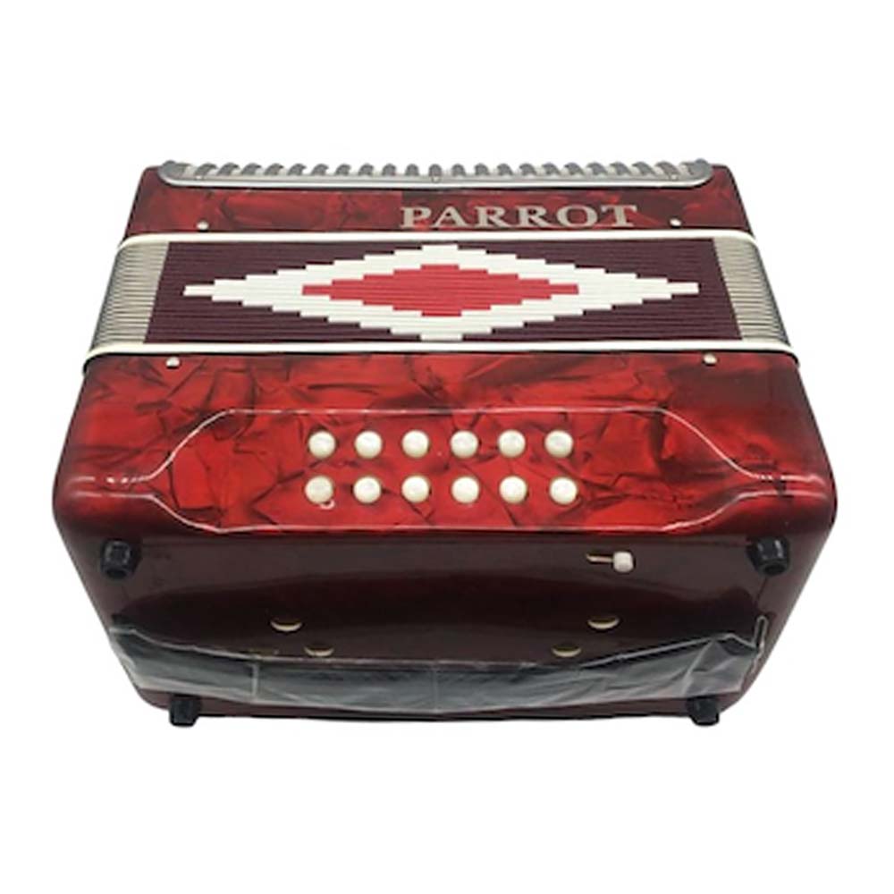 Acordeón Vallenato de 12 bajos + Estuche YW667 31K12BS Parrot - La ...