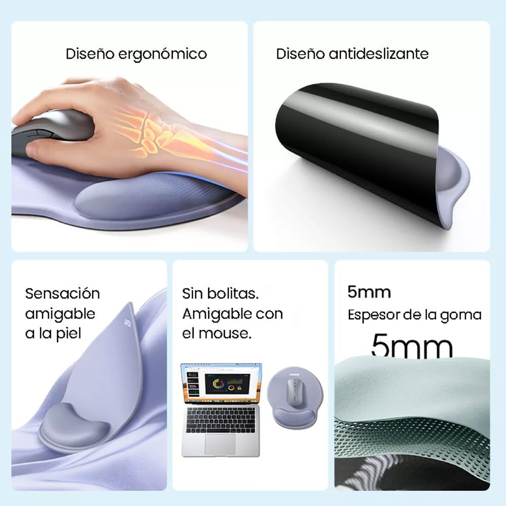 Pad Mouse Ergonómico con Gel LP668 Nitron - La Victoria - Ecuador