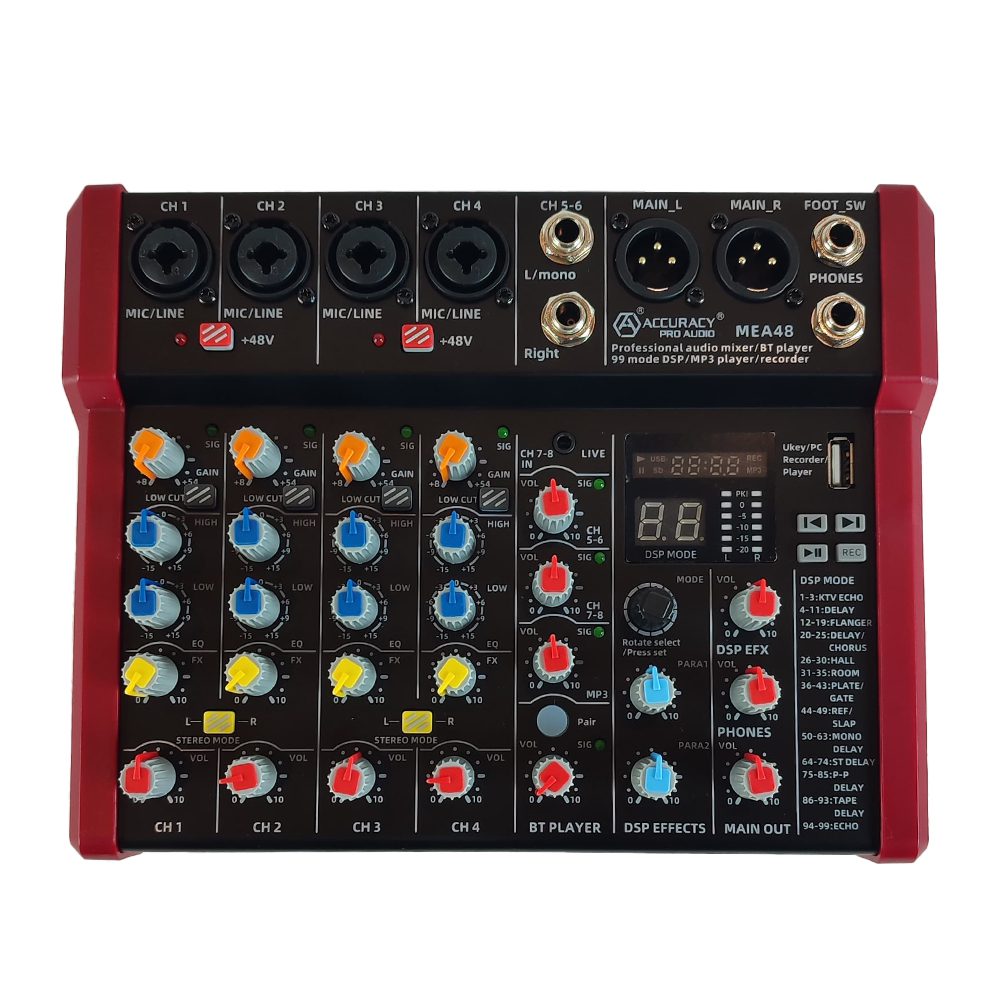 Consola de 4 canales MEA48 Accuracy - La Victoria - Ecuador