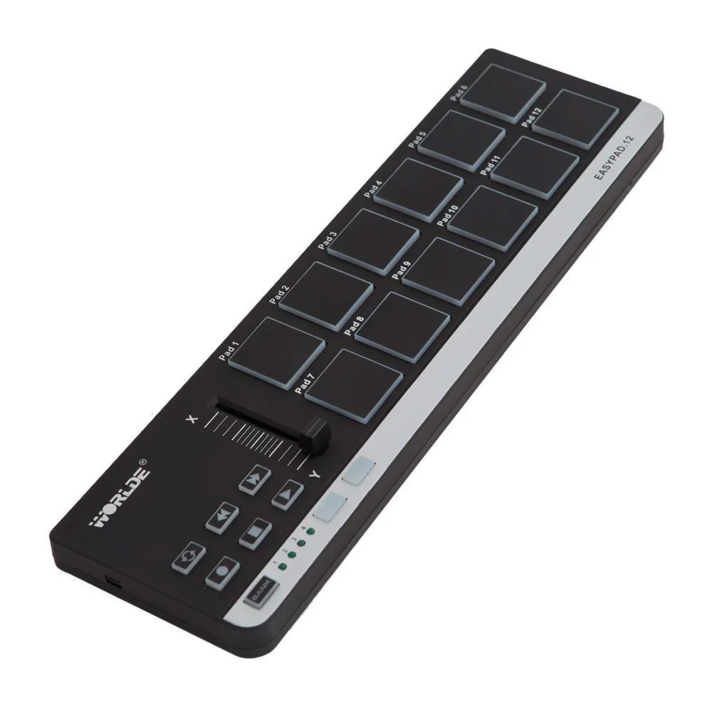 Controlador MIDI Easypad de 12 pads Worlde - La Victoria - Ecuador