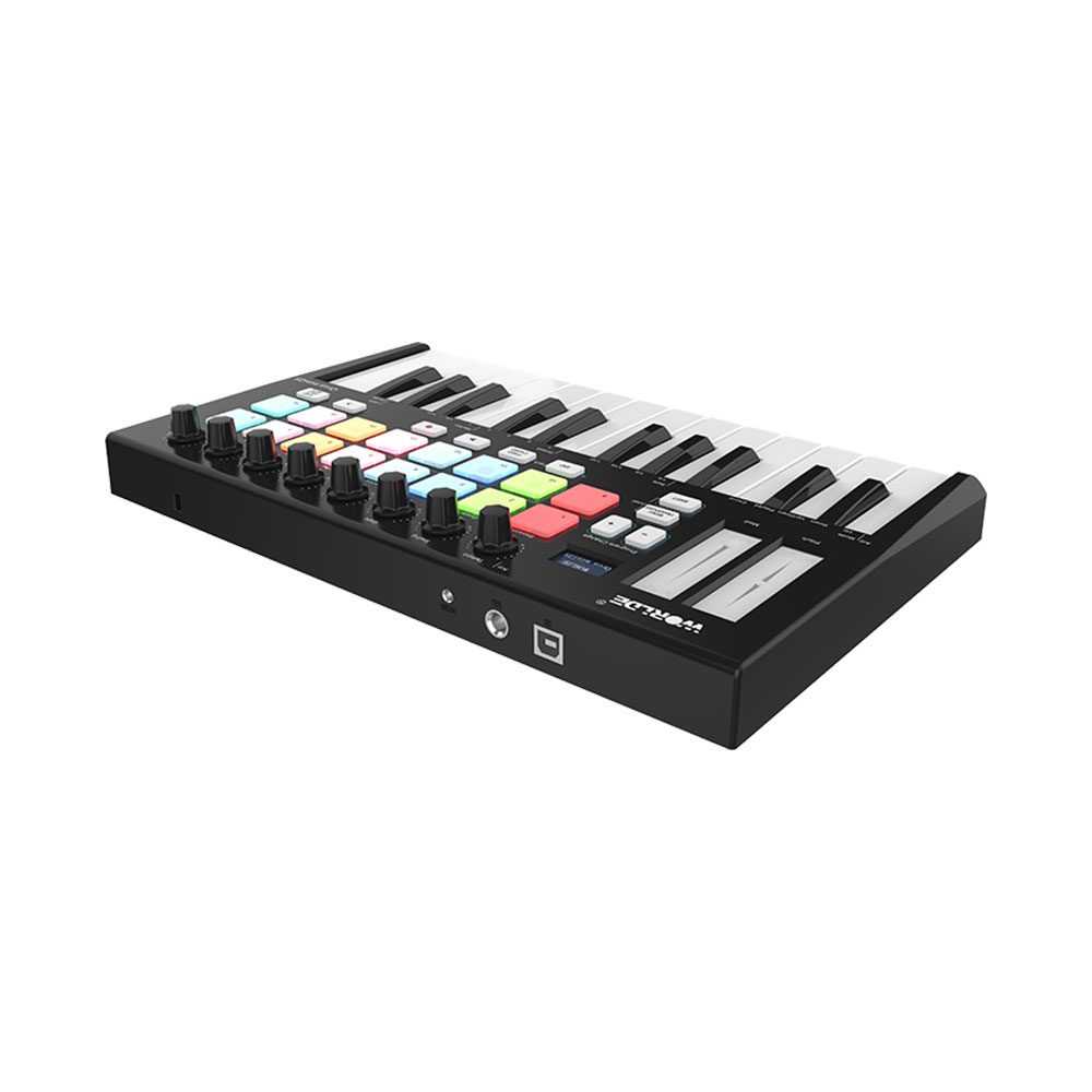 Controlador MIDI Orca Mini25 de 25 teclas Worlde - La Victoria - Ecuador