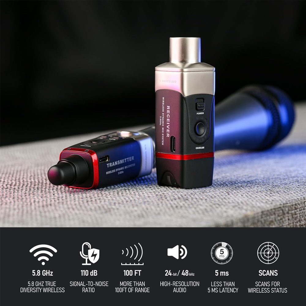 Sistema Inalámbrico para micrófonos U35 Xvive - La Victoria - Ecuador